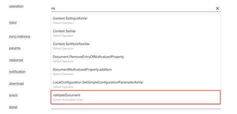 Howto Create An Automation Chain Nuxeo Documentation