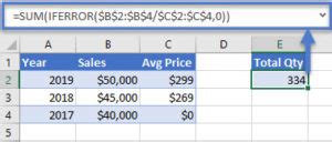 IFERROR Function In Excel VBA Google Sheets Updated Automate Excel