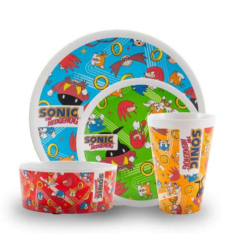 Sonic The Hedgehog Classic Dinner Set Things For Home Zing Pop