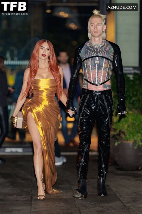 Megan Fox Sexy Seen Flaunting Her Hot Legs At Carbone In New York City Aznude