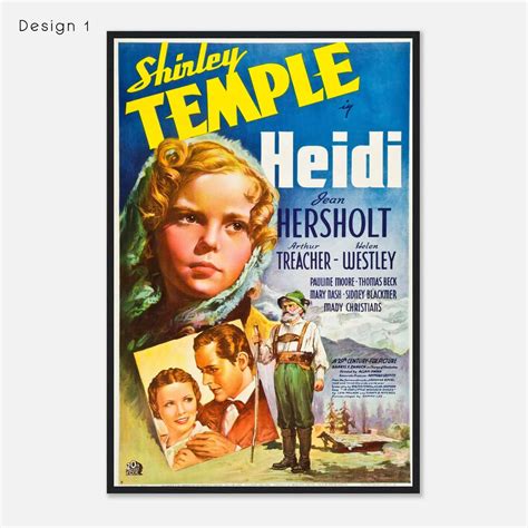 Heidi 1937 Movie Poster Print Citiesbox