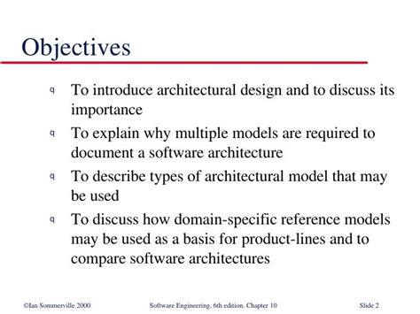 architectural design in software engineering architectural design in software engineering se10