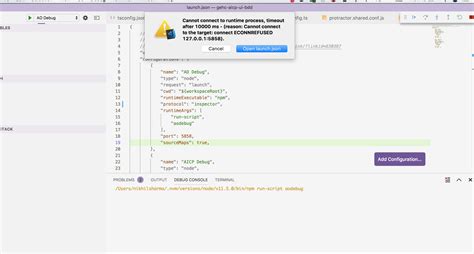 Unable To Debug Over VPN Throws ECONNREFUSED Issue Microsoft Vscode
