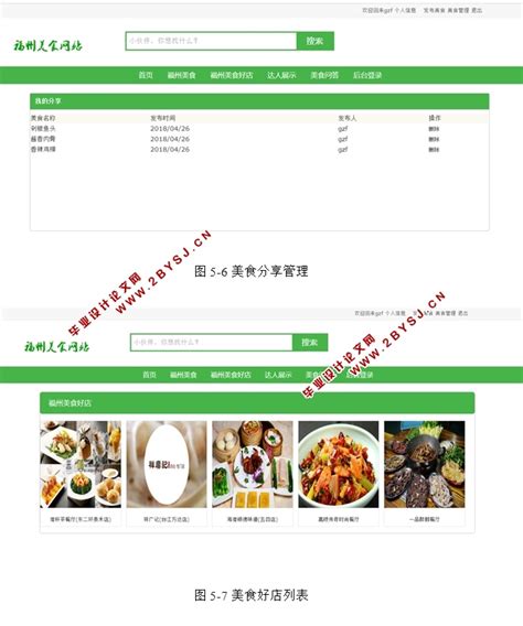 福州美食网站分析与设计phpmysql含录像php计算机