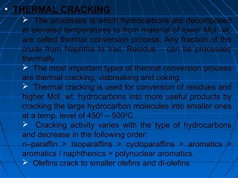 Thermal Cracking 2 Ppt