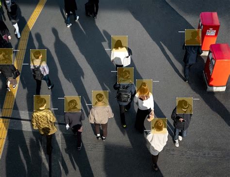 Premium Photo Automatic Recognition Software Analyzing City Elements