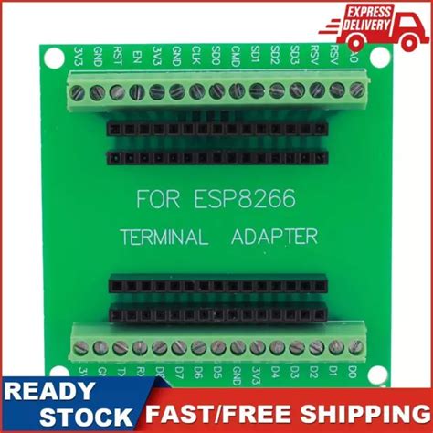 Esp8266 Useful Terminal Screw Board Gpio 1 Into 2 For Esp8266 Esp 12e Nodemcu £491 Picclick Uk
