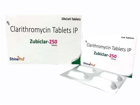 Clarithromycin 250 Mg Tablets At ₹ 1070box Clarithromycin Tablets In