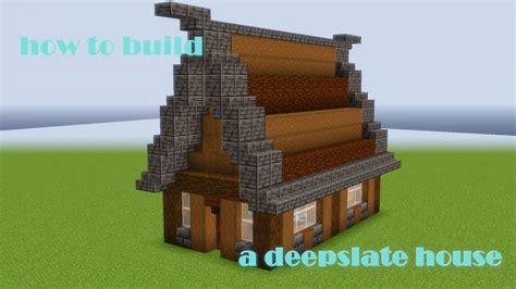 How To Build A Deepslate House In Minecraft 117 Youtube
