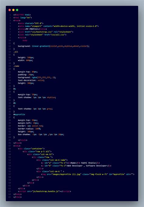This Is Made By Using Html And Css Rakhi Shukla