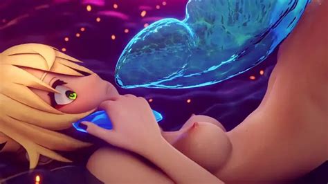 Fischl And Slime Genshin Impact Drawn By Kitsuneecchi Riizuwuvoice