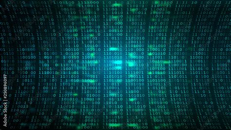 abstract cyberspace bg digital binary code screen stock vector adobe