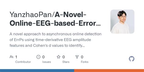 Github Yanzhaopana Novel Online Eeg Based Error Detection Approach