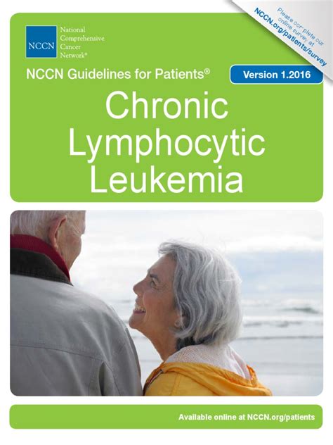 Chronic Lymphocytic Leukemia Nccn Guidelines For Patients Pdf Leukemia Lymphatic System