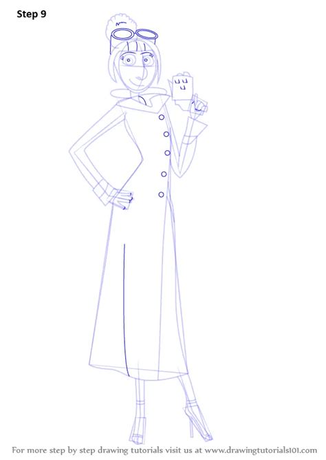 How To Draw Lucy Wilde From Despicable Me Despicable Me Step By Step DrawingTutorials101 Com
