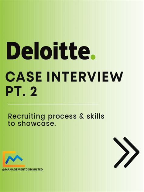 Deloitte Case Interview Pt 2 Pdf Thought Critical Thinking