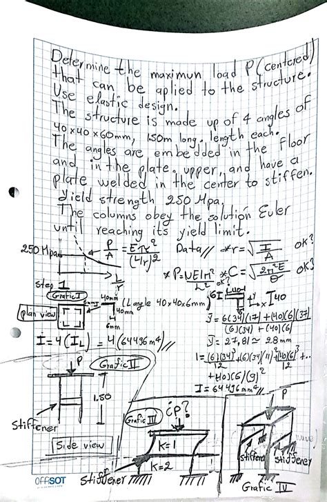 Solved Determine The Maximun Load P Centered That Can Be Chegg