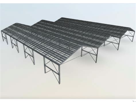 Modelo Bim De Bodega Comercial De Estructura Metálica En Ifc 45688 Kb