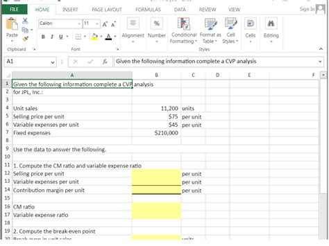 Solved Determine The Break Even Point Compute The Margin Chegg