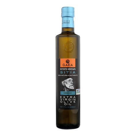 Gaea Olive Oil - Extra Virgin - Gaea Fresh - 17 Oz - Case Of 6