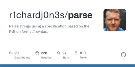 Github R1chardj0n3sparse Parse Strings Using A Specification Based