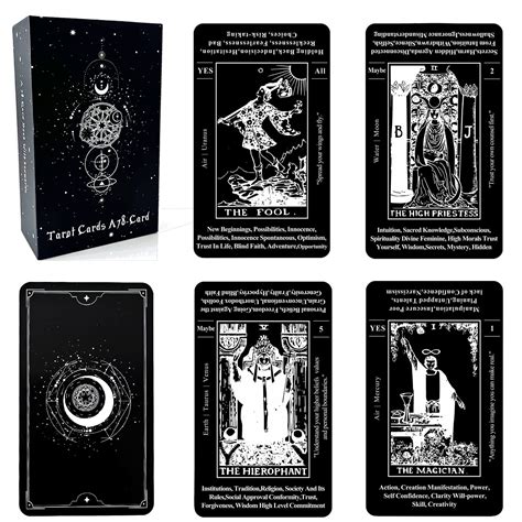 Sishui Black Tarot Cards With Meanings Beginners Guide To Tarot Reading