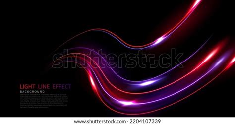 Elegant Abstract Light Line Effect Design Stock Vector Royalty Free 2204107339 Shutterstock