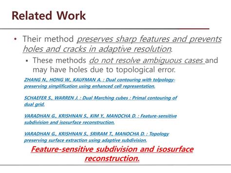 Ppt Cubical Marching Squares Adaptive Feature Preserving Surface Extraction From Volume Data