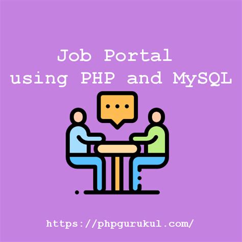 job portal using php and mysql phpgurukul projects