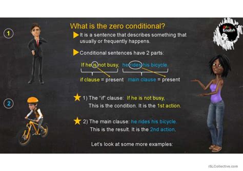 Conditional Sentences The Zero Con English ESL Powerpoints