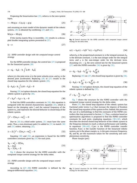 Fractional Order Pid For Tracking Control Of A Parallel Robotic Manipulator Type Delta Pdf