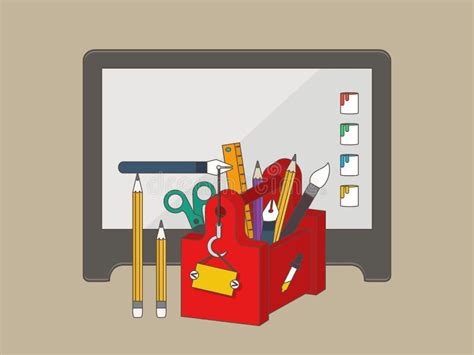 Graphic And Web Design Programming Digital Art Stock Vector Illustration Of Hand Gadget