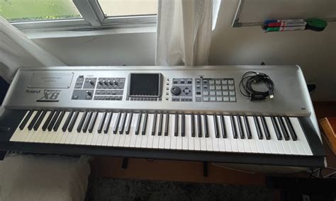 Used Vintage Roland Fantom X8 88 Key Workstation Usb Midi Interface