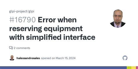 error when reserving equipment with simplified interface · issue 16790