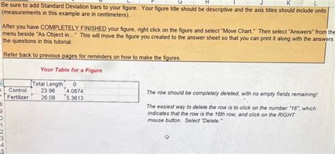 Solved Be Sure To Add Standard Deviation Bars To Your Chegg