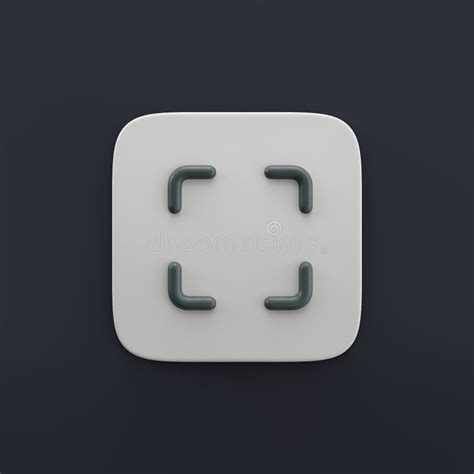 Border Radius 3d Icon Outilne Design And Development Icon In Grey