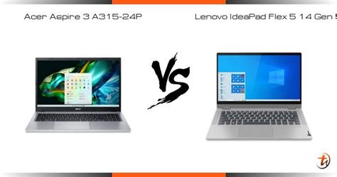 Banding Acer Aspire A P Dan Lenovo Ideapad Flex Gen