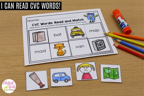 CVC READ AND MATCH 4B