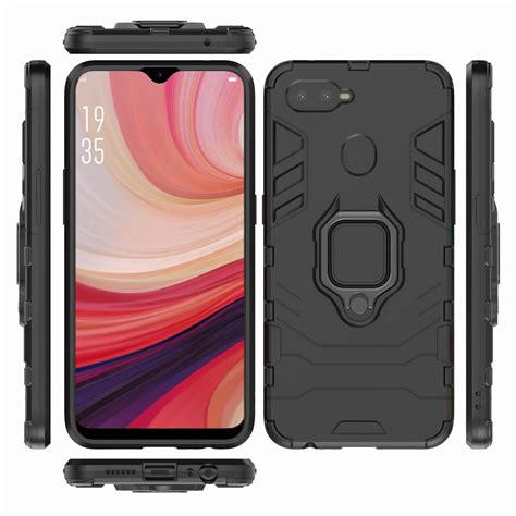 Slim Armour Tough Shockproof Case For Oppo Ax Black