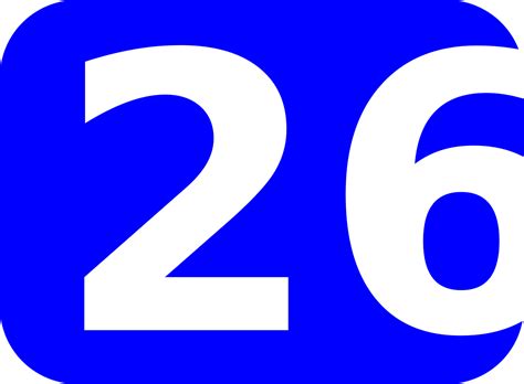 Free Number 26 Vector Art Download 747 Number 26 Icons And Graphics Pixabay