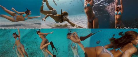 Jessica Alba Bleu Denfer Into The Blue Photos Pic Day