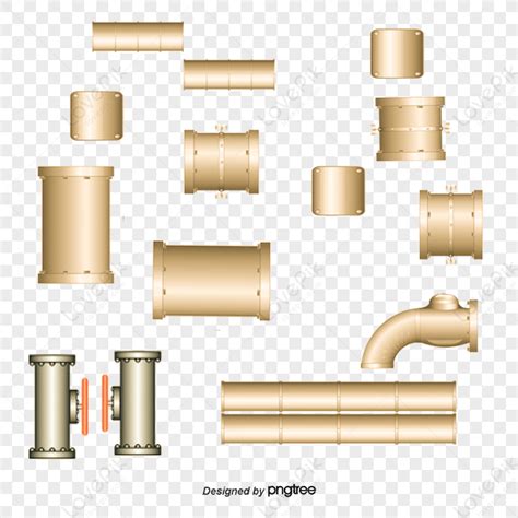 금속 도관 모퉁이배관파이프 Png 일러스트 무료 다운로드 Lovepik