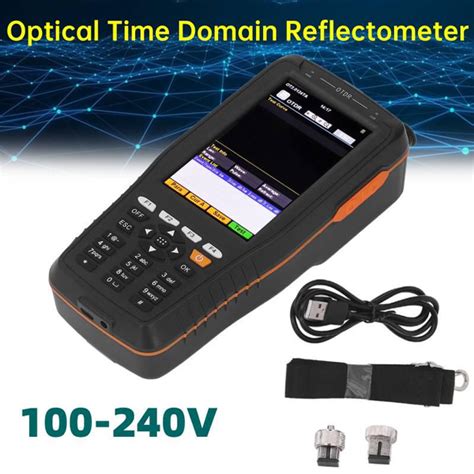 Optical Time Domain Reflectometer 0 To 60km 4 In 1 Otdr Optic Fiber Tester 3 97in Screen 100