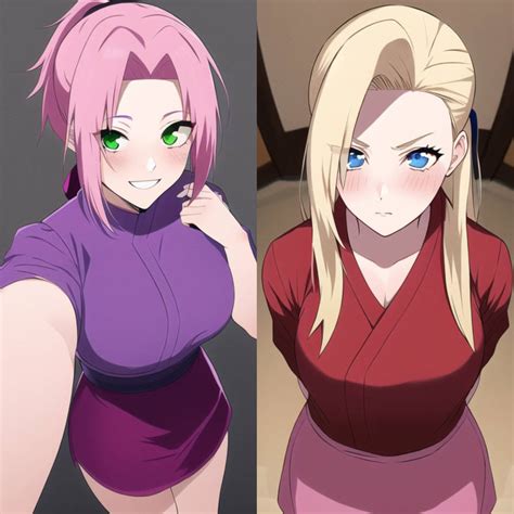 Sakura And Ino Body Swap By Creamway On Deviantart