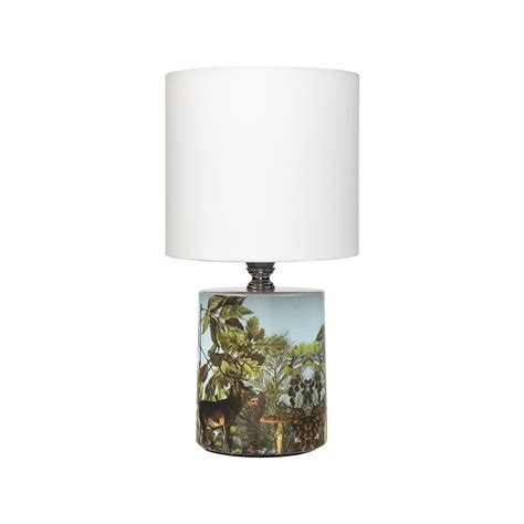 Brilliant Clementine Nature Print Table Lamp Bunnings Australia