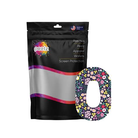 Tiny Flowers Patch Tape Designed For The Dexcom G6 Pump Peelz