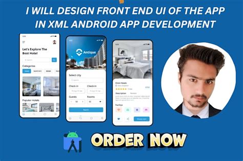 Design Frontend Ui Of Android App Using Xml Android Studio By Farhanzafar260 Fiverr