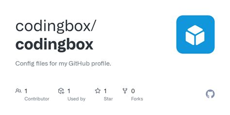 GitHub Codingbox Codingbox Config Files For My GitHub Profile