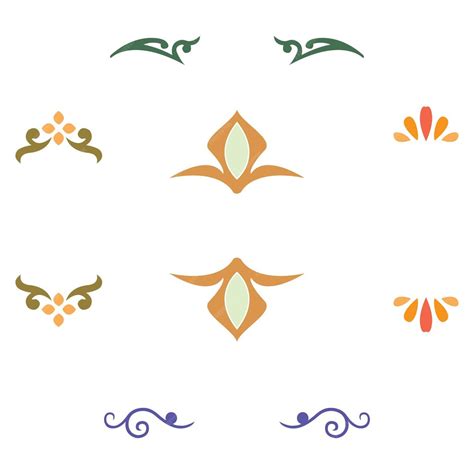 Premium Vector Vintage Floral Calligraphic Floral Vignette Scroll Corners Ornamental Design