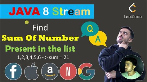 Hindi 🔥java8 Stream Interview Question Find Sum Of All Numbers